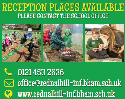 Rednal Hill Infant School & Nursery Class - Home